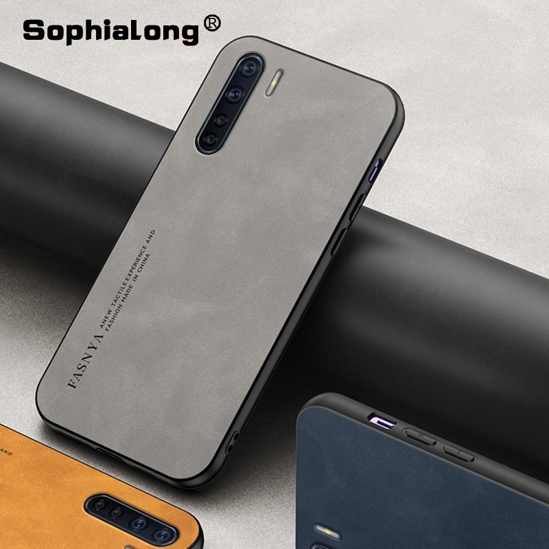 ซองหนังหรูหราสําหรับ OPPO Reno3 Reno 3 A91 CPH2043 CPH2001 CPH2021 Hard ...