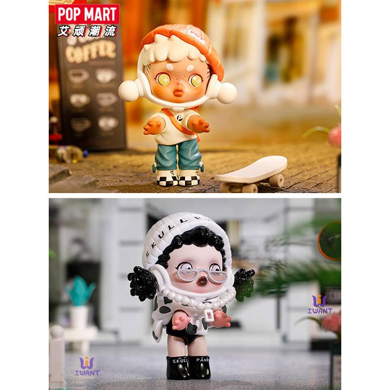 ของแท้ พร้อมส่ง ฟิกเกอร์ POPMART POPMART Skullpanda Bear Meow Craze ...