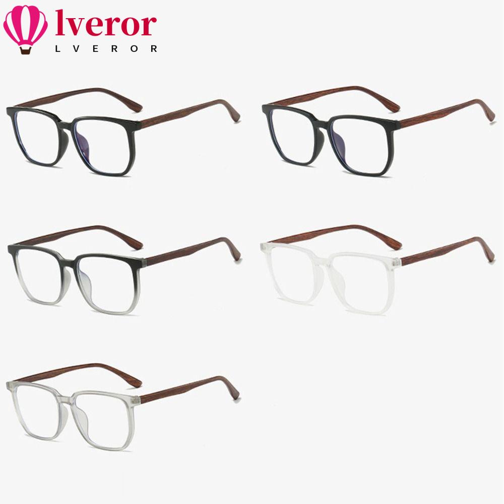 Lveror แว่นตา TR90 ทรงสี่เหลี่ยม ป้องกันแสงสีฟ้า สไตล์เรโทร สําหรับผู้หญิง | Shopee Thailand