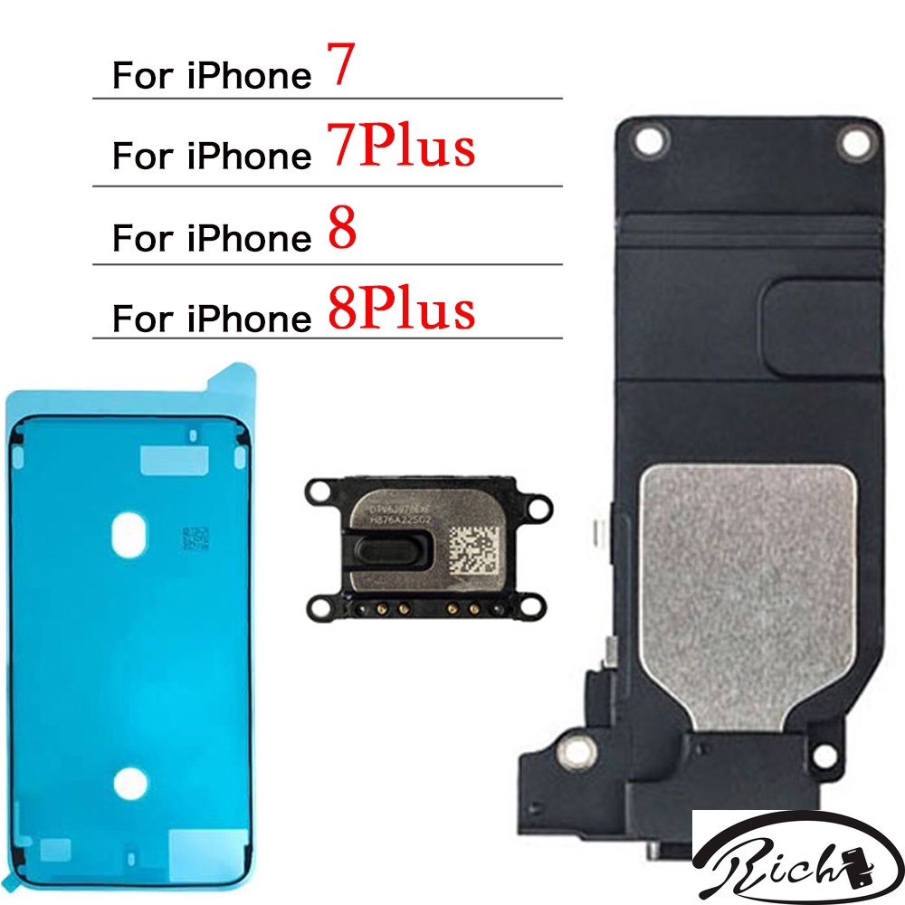 ลําโพง ด้านล่าง และลําโพงด้านบน สําหรับ iPhone 7 7P 8 Plus พร้อมกาวกันน้ํา LCD | Shopee Thailand