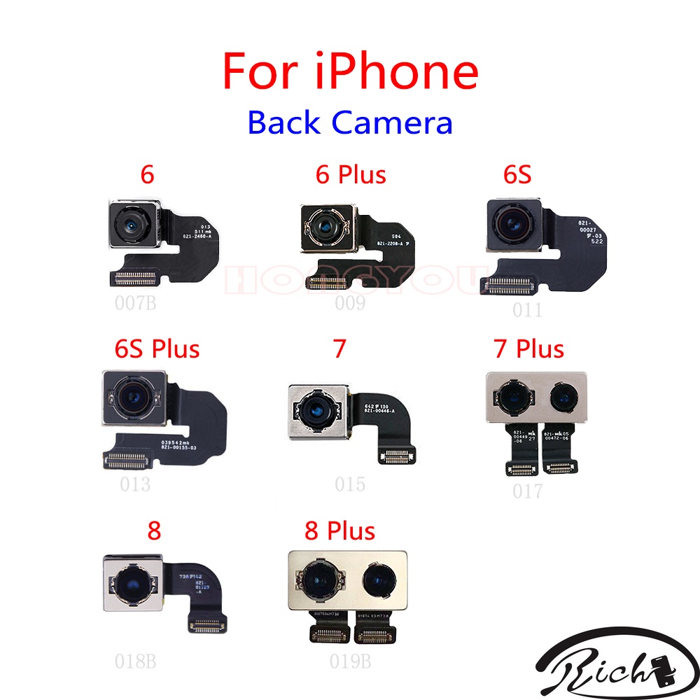 กล้องด้านหลัง สายเคเบิลอ่อน กล้องหลัง ขนาดใหญ่ สําหรับ iPhone 8 7 6 6S Plus 6Plus 7Plus 4.7 5.5 ...