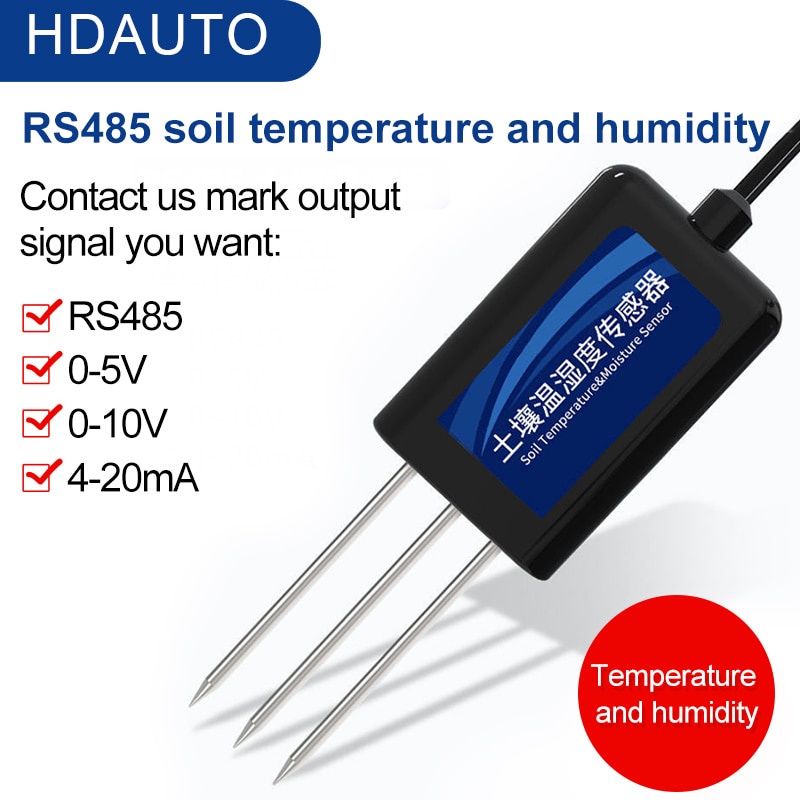 Tanah Pertanian 7 Dalam 1 Detektor Suhu dan Kelembaban Sensor ...