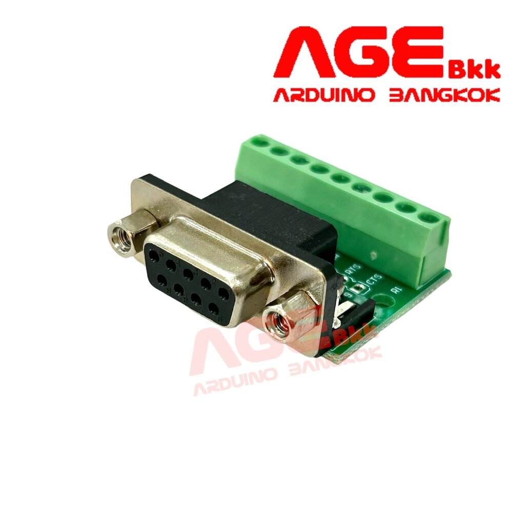 DB9 Female Transfer Screw Terminal 9 PIN 9 Hole RS232 RS485 Conversion ...