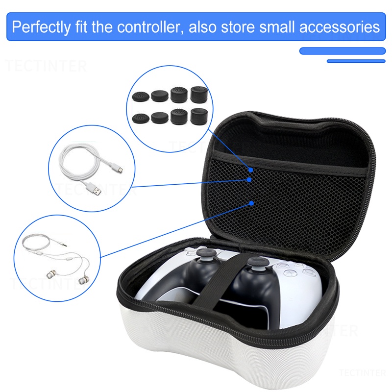 Hard EVA Gamepad Case Travel Carrying กระเป๋าแบบพกพาสําหรับ Xbox Switch PS5 PS4 Travel Storage ...