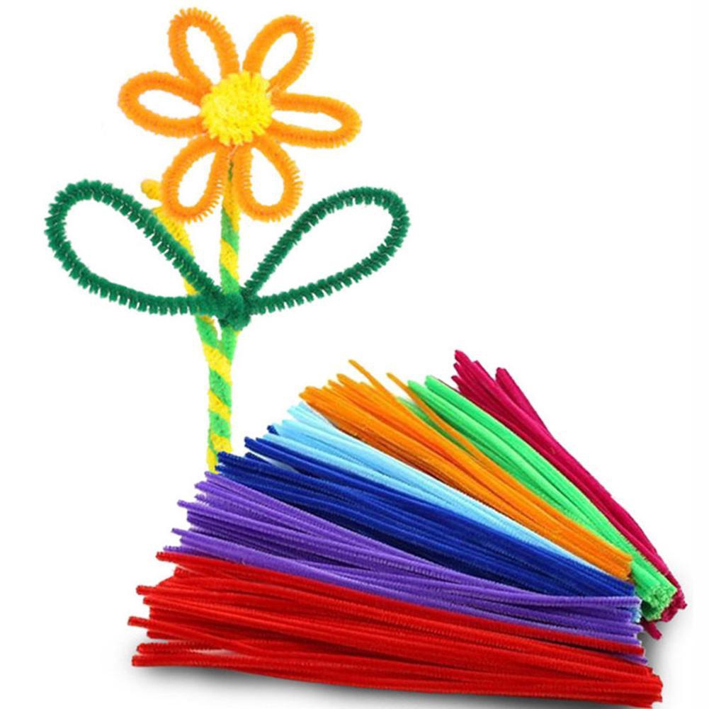 100pcs Random Color Creative DIY Educational Pipe Cleaner Montessori ...