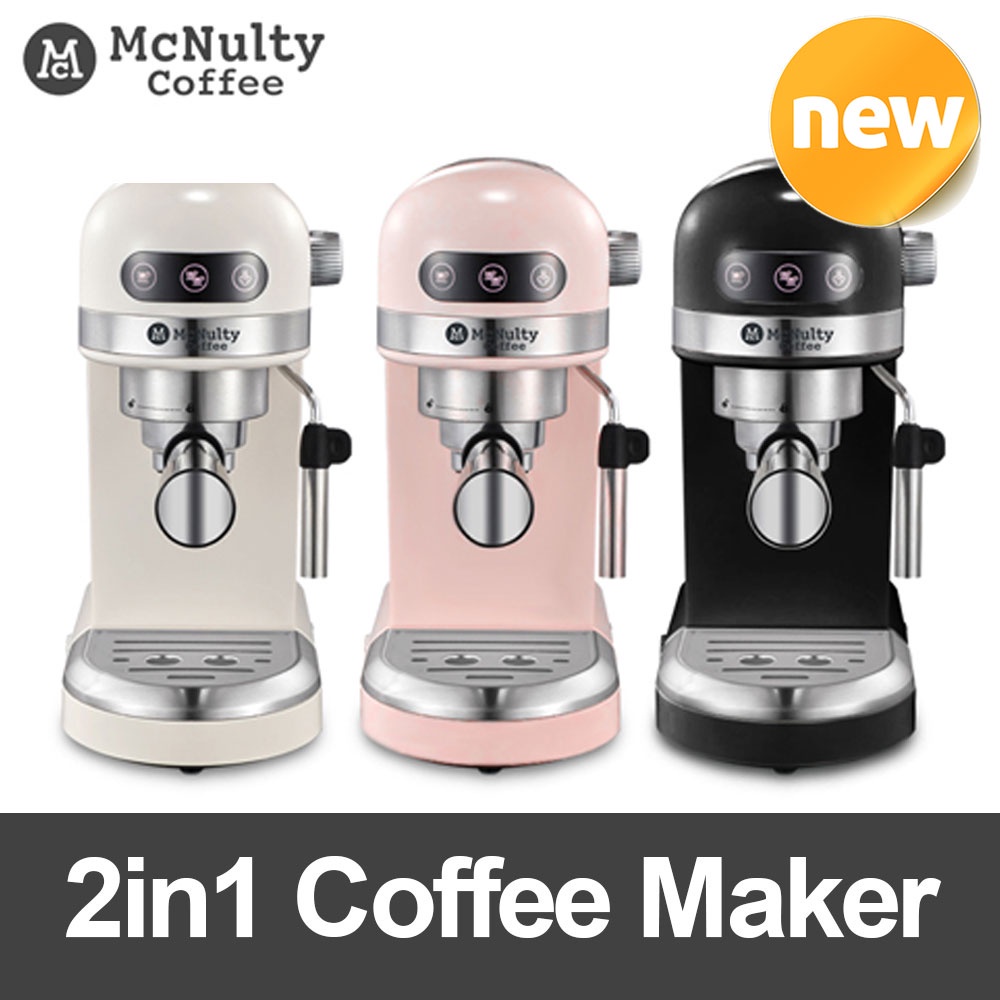 McNulty MCM3101 2in1 Capsule Coffee Maker Machine Espresso Compact Home ...