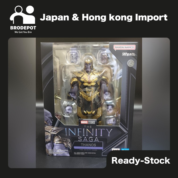 [Ready stock] Bandai Tamashii Nations S.H.Figuarts Thanos《FIVE YEARS ...