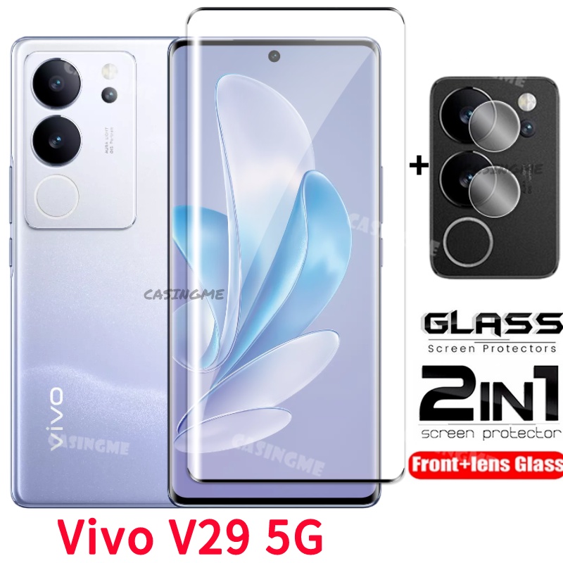 ฟิล์มกระจกนิรภัยกันรอยหน้าจอ เลนส์โค้ง ด้านหลัง สําหรับ Vivo V29 5G Vivo V29 29V Pro 5G VivoV29 ...
