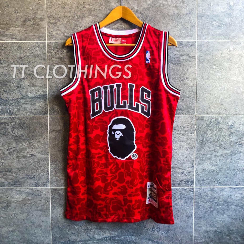 [MY Ready Straw] Bape's Lakers Celtic Bulls #93特殊T恤 ((สีแดง สีเขียว สี ...