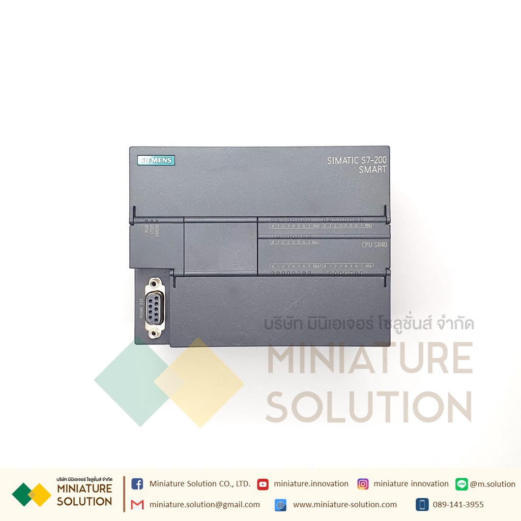 ซีเมนต์ SIMATIC S7-200 SMART PLC CPU SR20 SR30 SR40 ST20 ST30 CR20 SIEMENS analog module AE04 ...