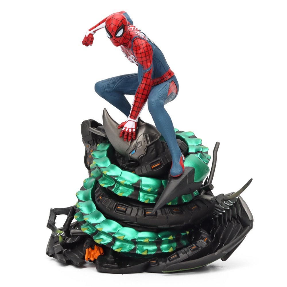 [New] Avengers Steel Spider-Man ps4 game decoration statue scene model ...