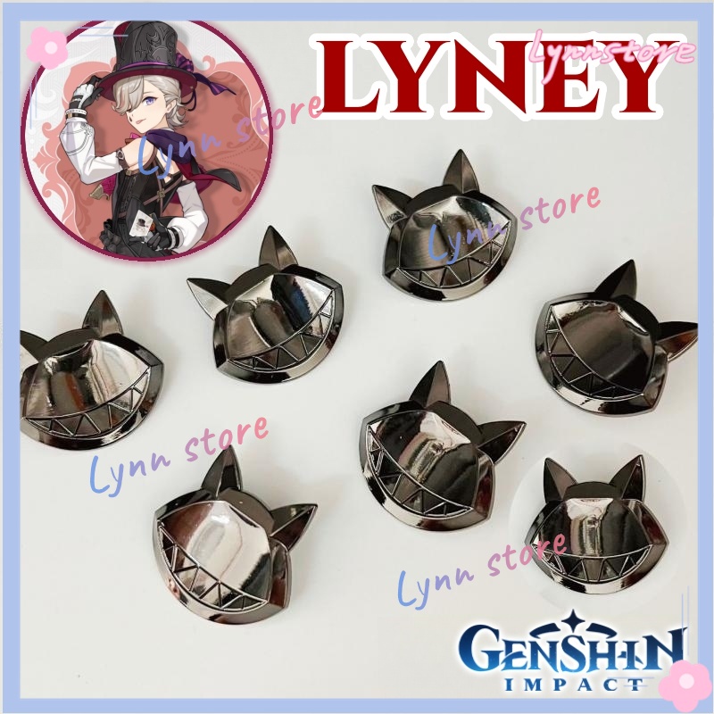 เข็มกลัดคอสเพลย์ LYNEY LYNEY Pins New City Fontaine Twins LYNEY Cat ...