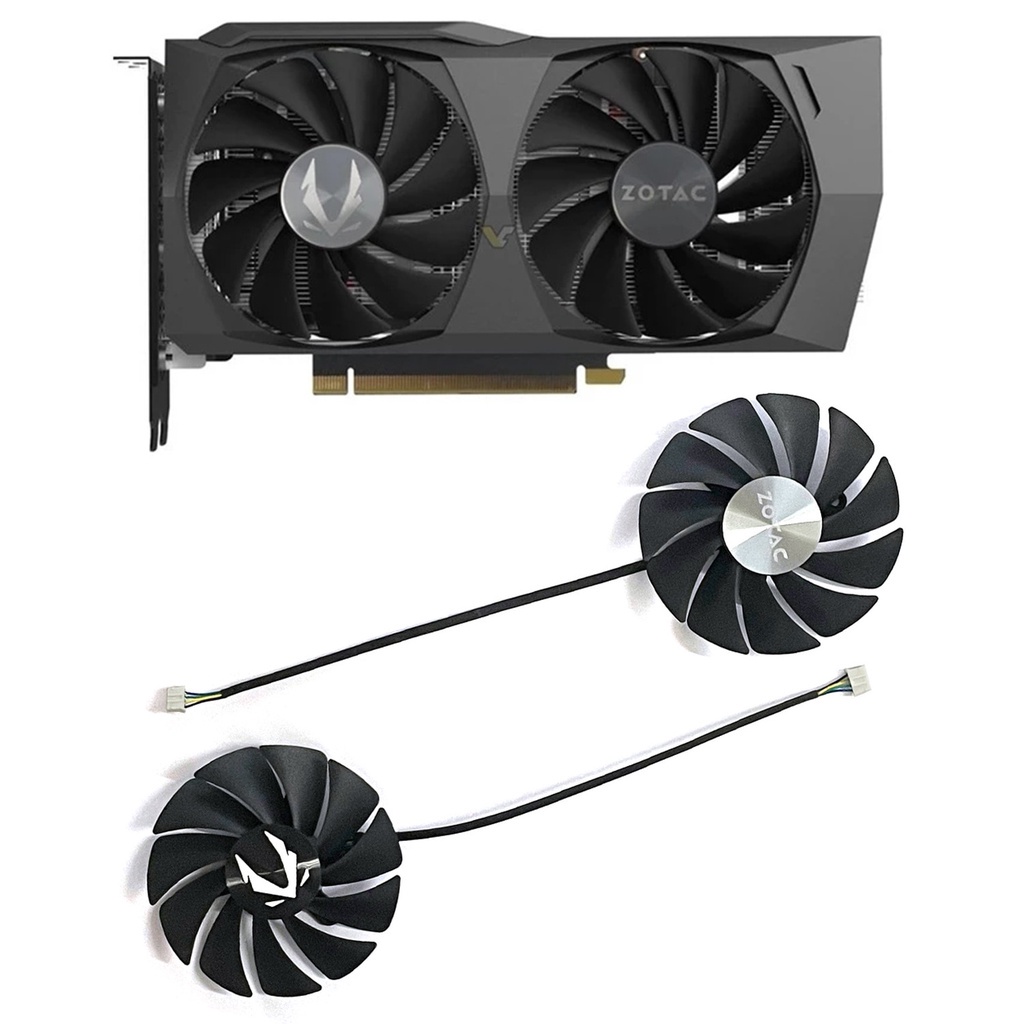 New 89mm 4PIN GA92S2U RTX 3060 Dual Blade GPU Fan for Zotac Geforce RTX ...