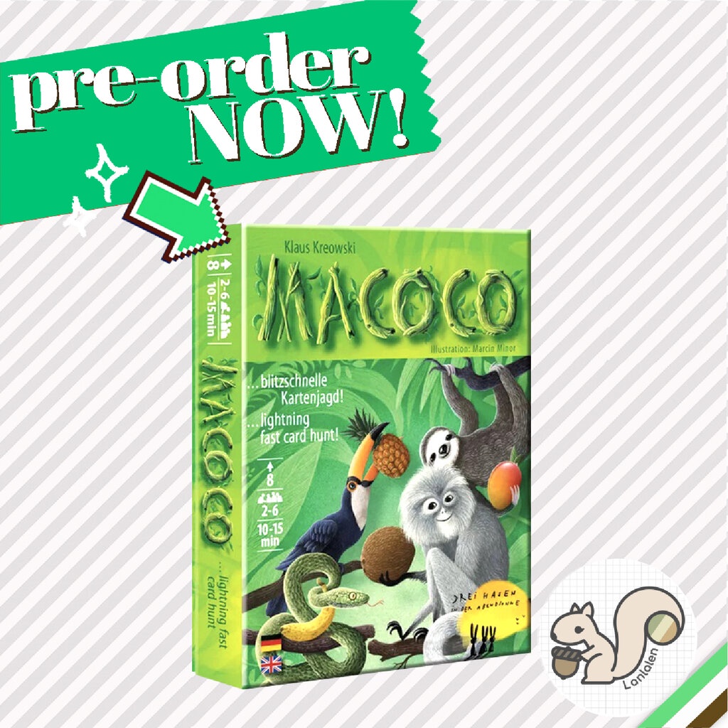 Macoco บอร์ดเกมแท้ คู่มือภาษาอังกฤษ [Pre-Order] | Shopee Thailand