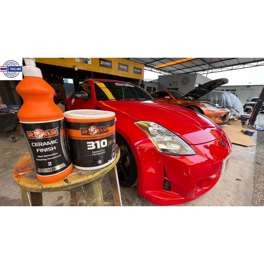 ยาขัดลรอยสีรถยนต์ และเคลือเงาในตัว ROAR 310 SPEED COMPOUND ขนาด 500 ...