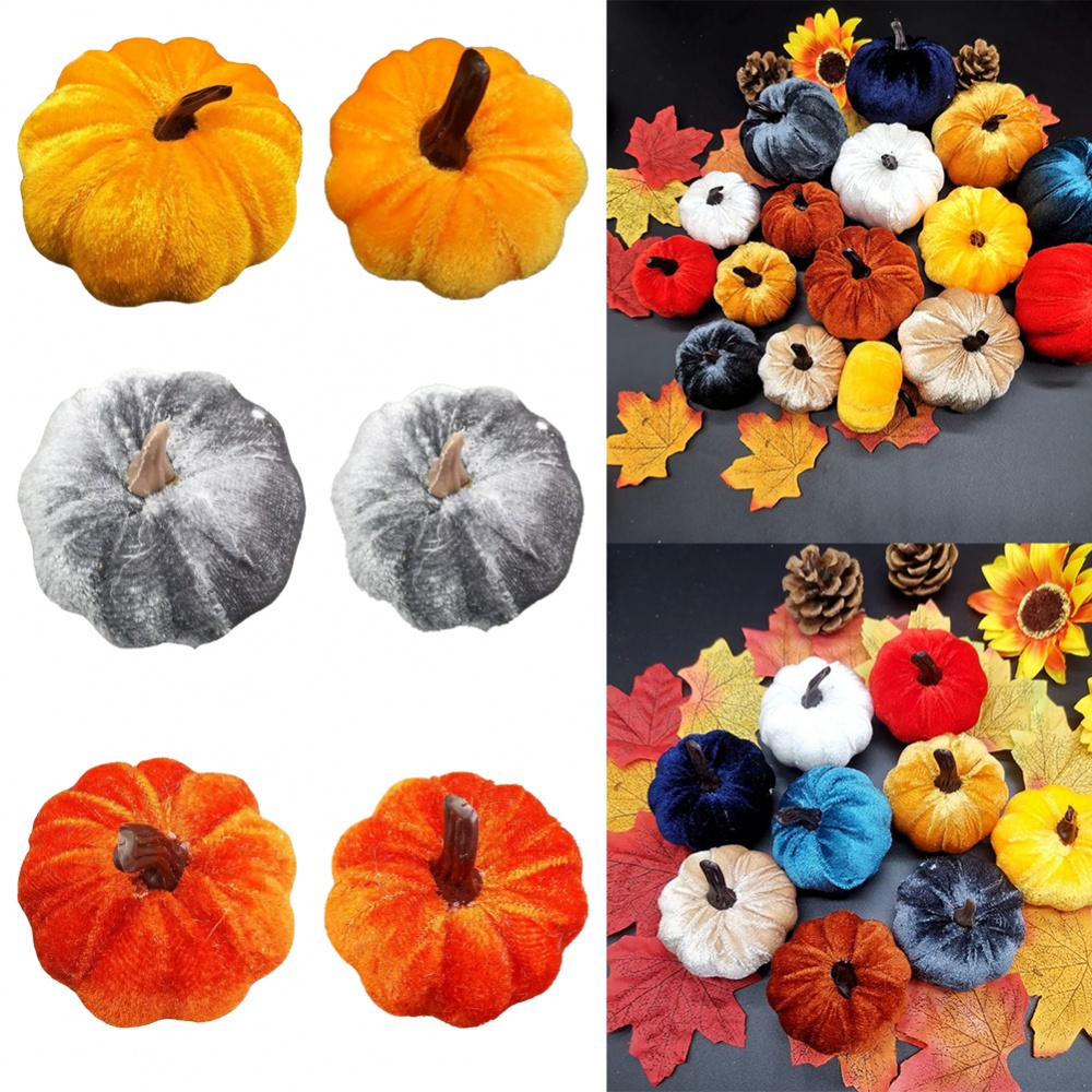 New Arrival~Flannel Simulation Pumpkin Props Perfect for Festive ...