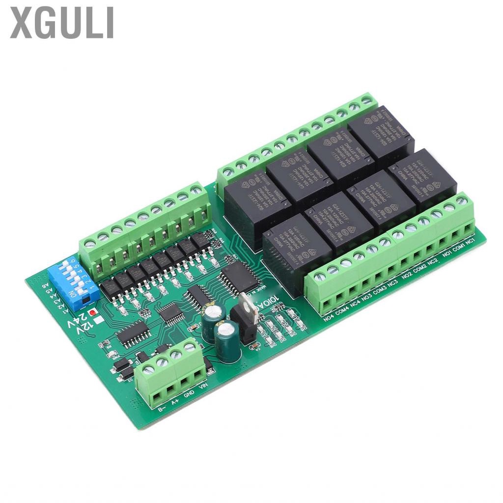 Xguli 8 Channel Relay Module Self Locking Switch Board RS485 Control | Shopee Thailand