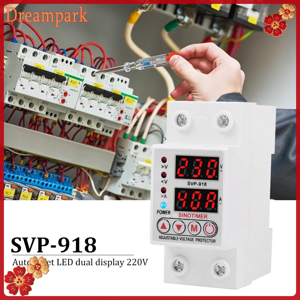 Sinotimer svp 918 916 912 220v 63a อุปกรณ์ป้องกันแรงดันไฟฟ้า อุปรกรณ์ป้องกัน ไฟเกิน ไฟตก Smart ...