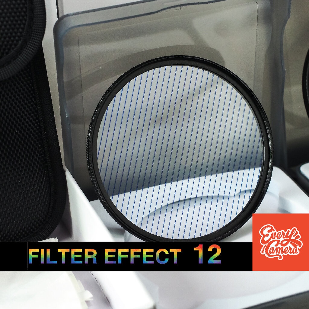 Filter effect 12 Blue fare Cine Flare Streak แถม step up ring Filter ...