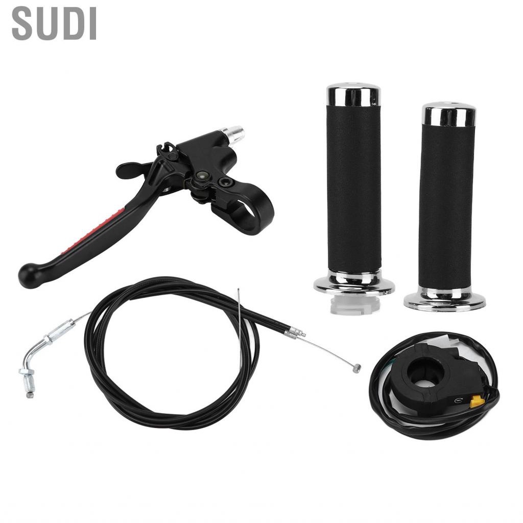 Sudi Accelerator Handle Grips Throttle Clutch Set Ergonomic for 49cc ...