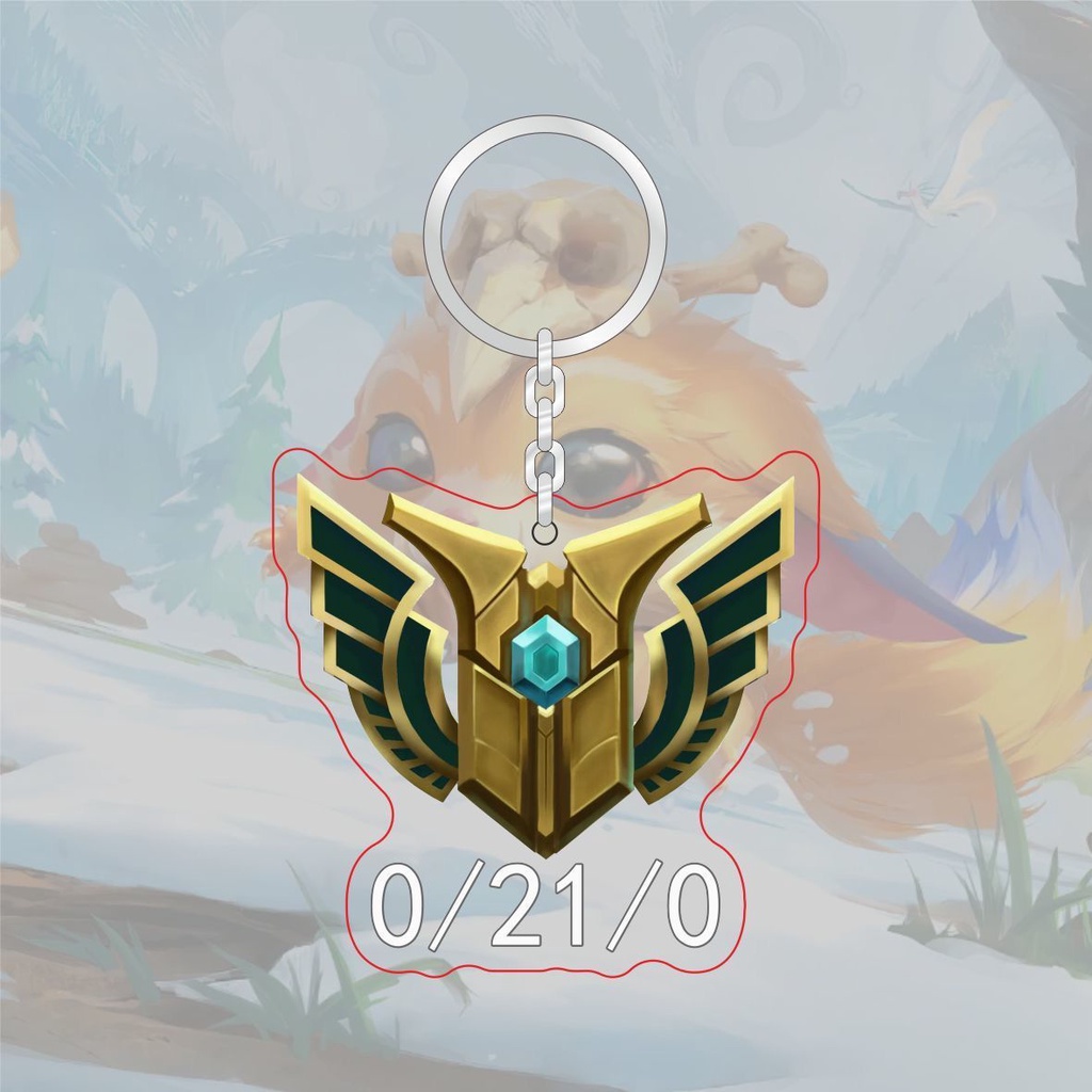 พวงกุญแจ จี้โลโก้ League of Legends Aesop Dog Tag League of Legends สี ...