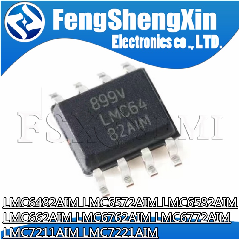 วงจรรวม 10 LMC6482AIM LMC6572AIM LMC6582AIM LMC662AIM lmc6762 aim LMC6772AIM lmc7211 aim SOP8 ...