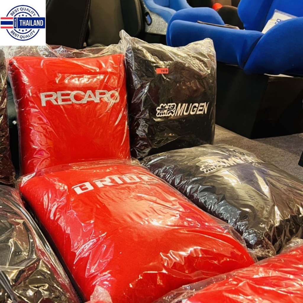 RECARO BRIDE MUGEN หมอน หมอนในรถ หมอนซิ่ง หมอนแต่ง หมอนหนุน หมอนประดัรถ ...
