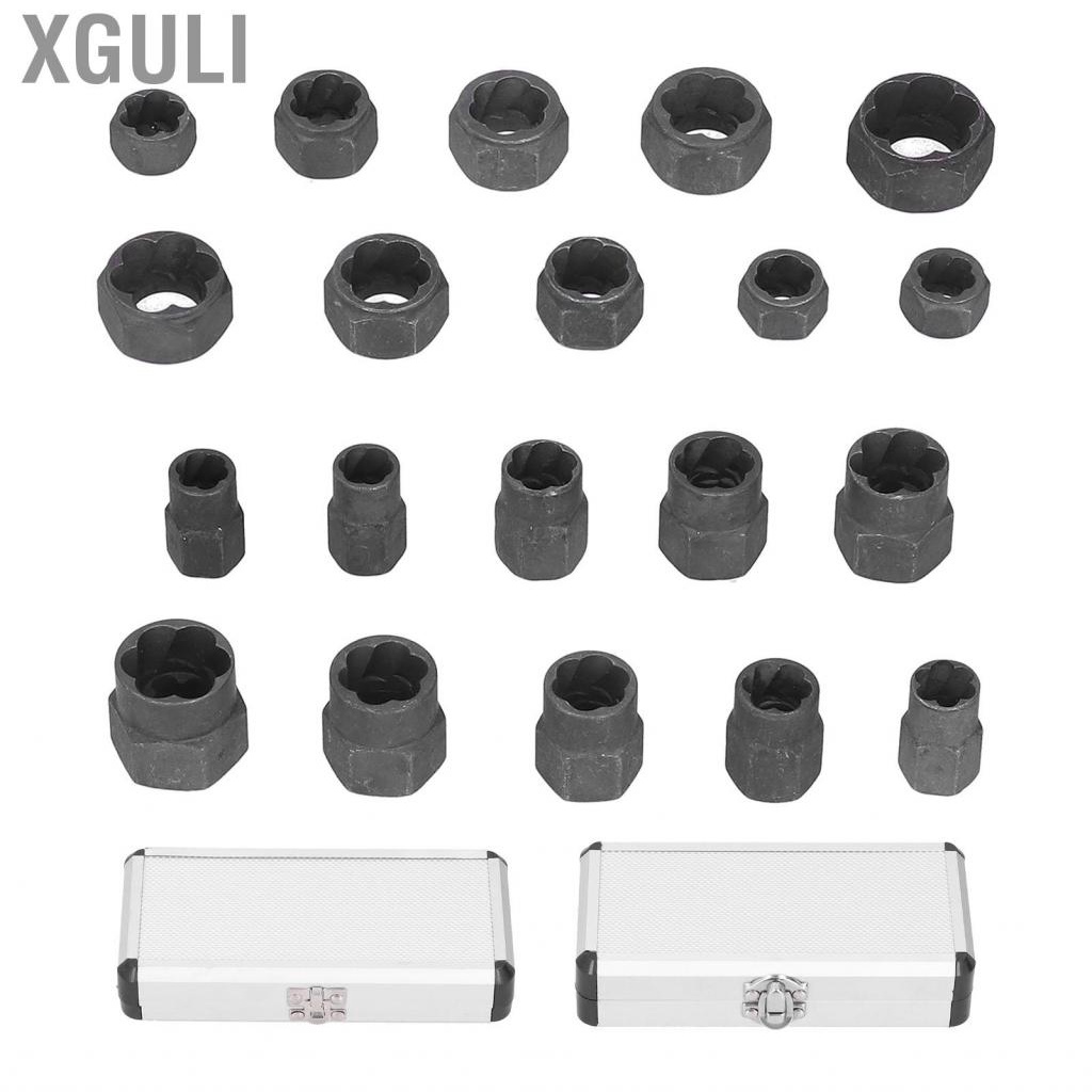 Xguli Nut Bolt Extractors Anodized Extractor Set Long Service Life for ...