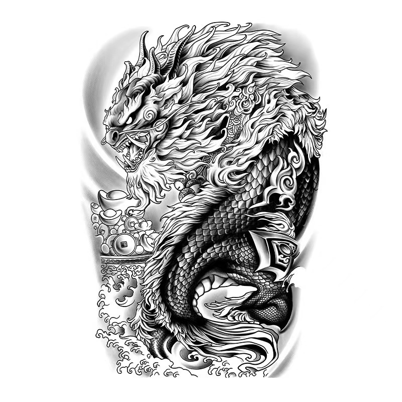 【COCO Magic tattoo】สติกเกอร์รอยสักชั่วคราว กึ่งถาวร กันน้ํา ติดทนนาน 15 ...