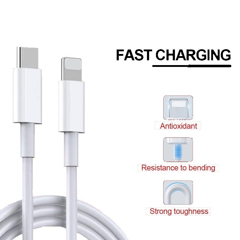 สายชาร์จ USB Type-C แบบชาร์จเร็ว สําหรับ iPhone 13 14 12 11 Pro Max Xs ...