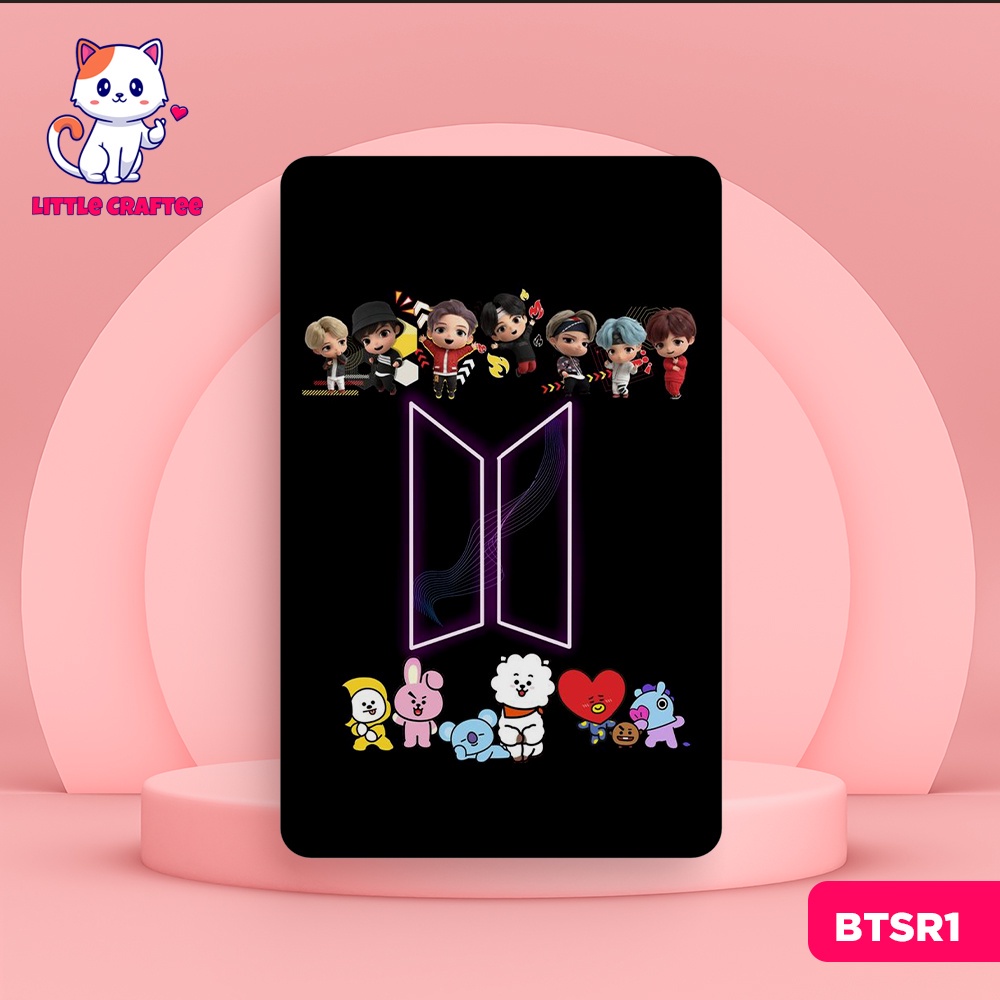 สติ๊กเกอร์การ์ด ATM BTS21 [Series 1] | ATM SKIN, การ์ดสติ๊กเกอร์, การ์ด ...