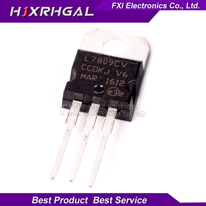 100pcs L7809CV TO220 L7809 TO-220 7809 LM7809 MC7809 หลอดแรงดันไฟฟ้าแบบ ...