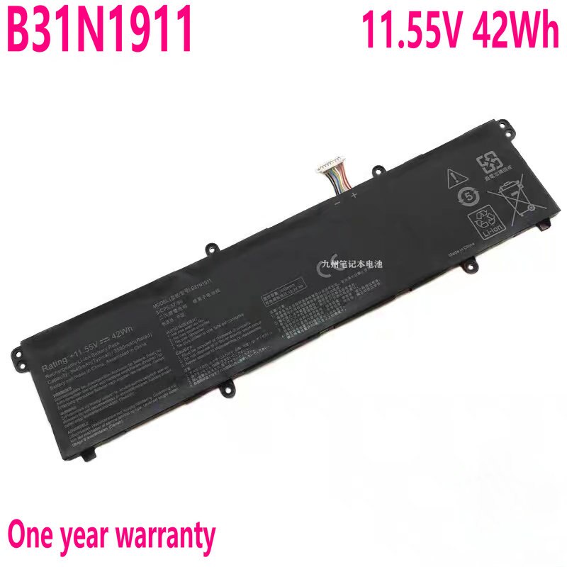 B31N1911 แบตเตอรี่แล็ปท็อป For ASUS VivoBook Flip 14 TM420IA TP470EA ...