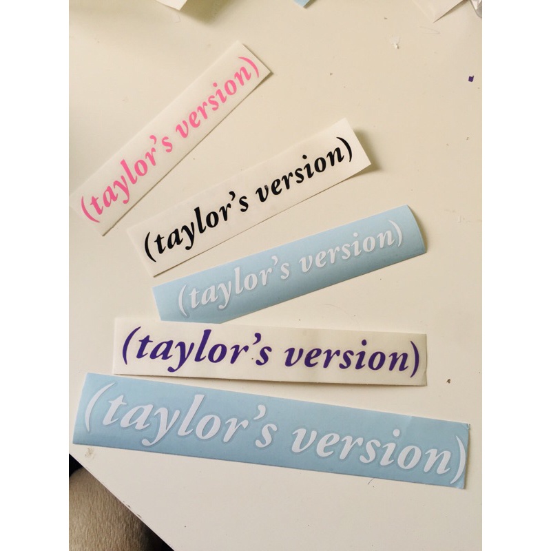 Taylor’s version logo die-cut vinyl sticker | Shopee Thailand