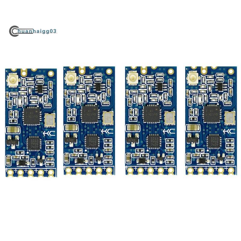 โมดูลพอร์ตอนุกรมไร้สาย HC-12 433Mhz SI4463 1000M HC12 พลาสติก สีฟ้า แบบ ...
