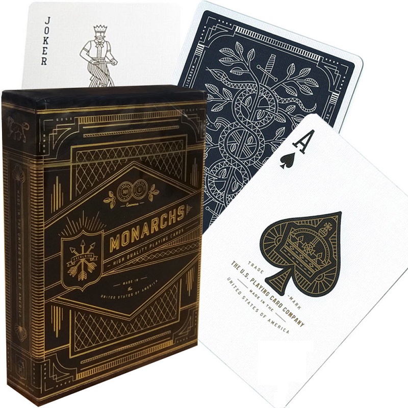 Theory11 Monarchs เล่นไพ่ Blue Bicycle Monarch Deck Card เกม Magic ...