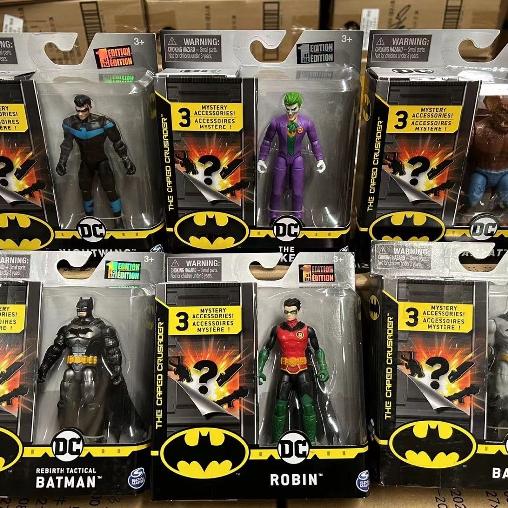 โมเดลฟิกเกอร์ Spin Master DC Batman Superman Joker Robin ขนาด 12.5 ซม. ...
