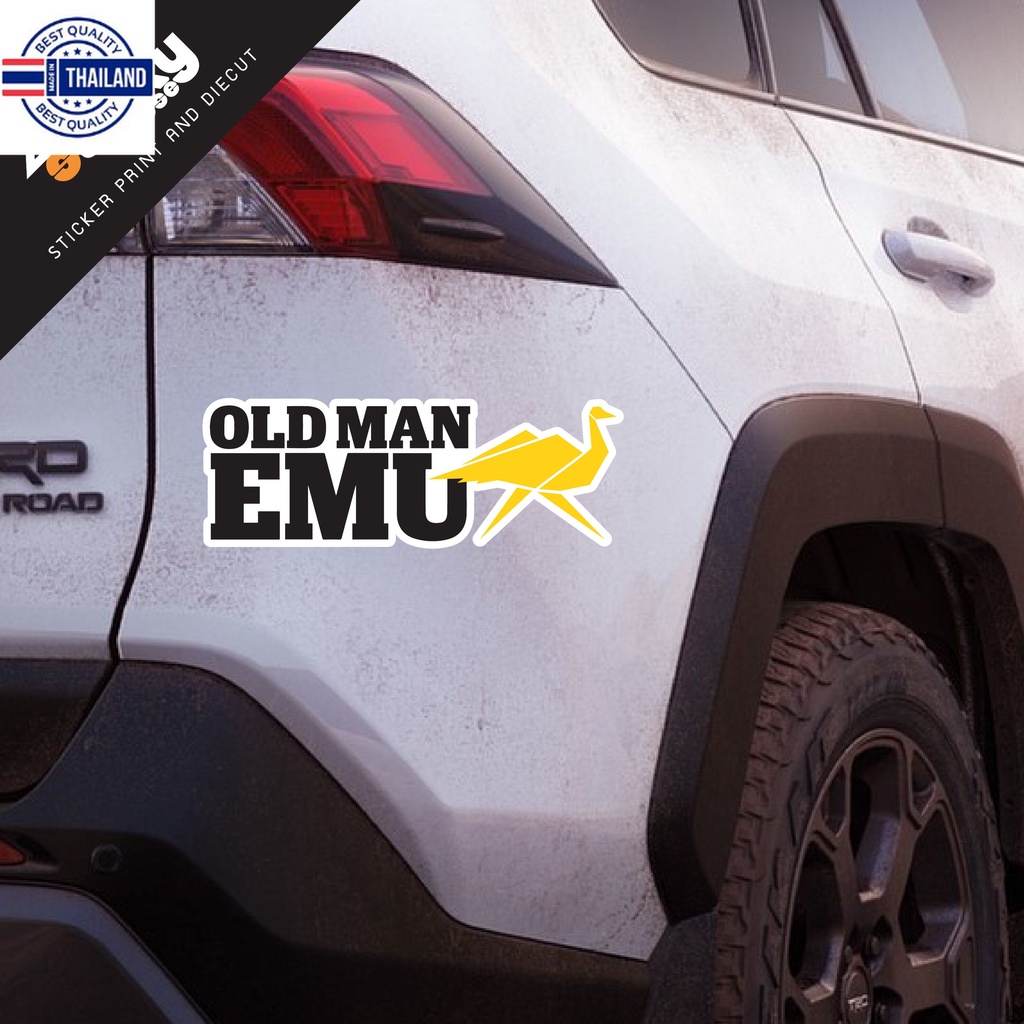 ขายเป็นคู่ sticker สติ๊กเกอร์ลาย OLDMANEMU แ 2 ติดได้ทุกที่ | Shopee Thailand