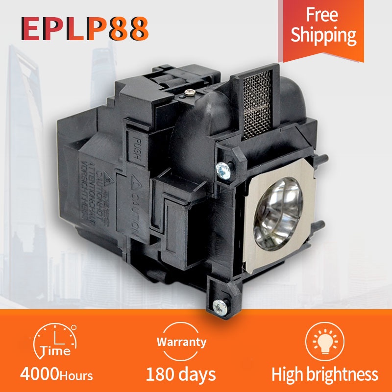 โคมไฟโปรเจคเตอร์ ELPLP88 คุณภาพสูง สําหรับ EPSON EB-S04 EB-S31 EB-W31 ...