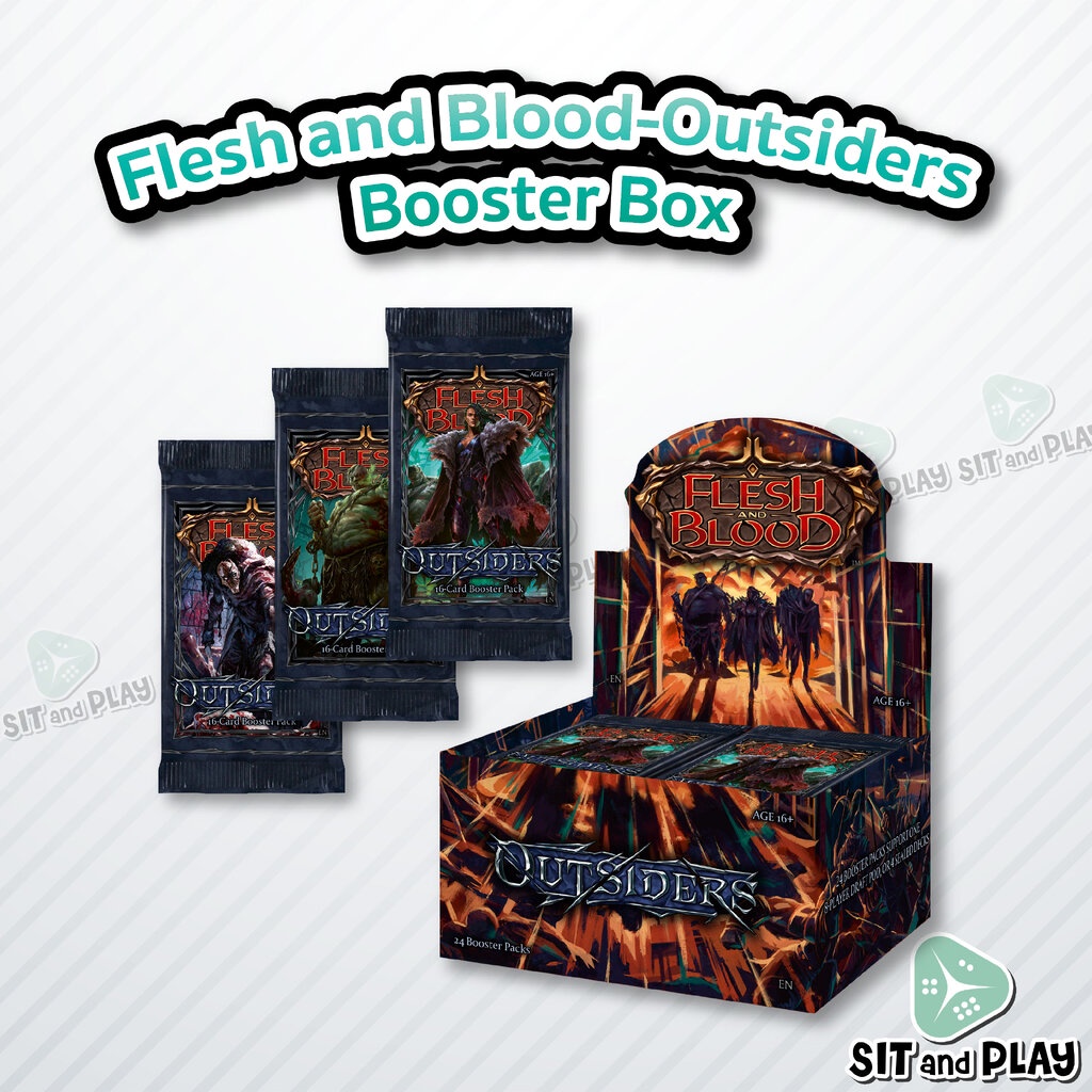 Flesh and Blood TCG - Outsiders - Booster Box การ์ดเกมเฟลชแอนด์บลัด แท้ ...