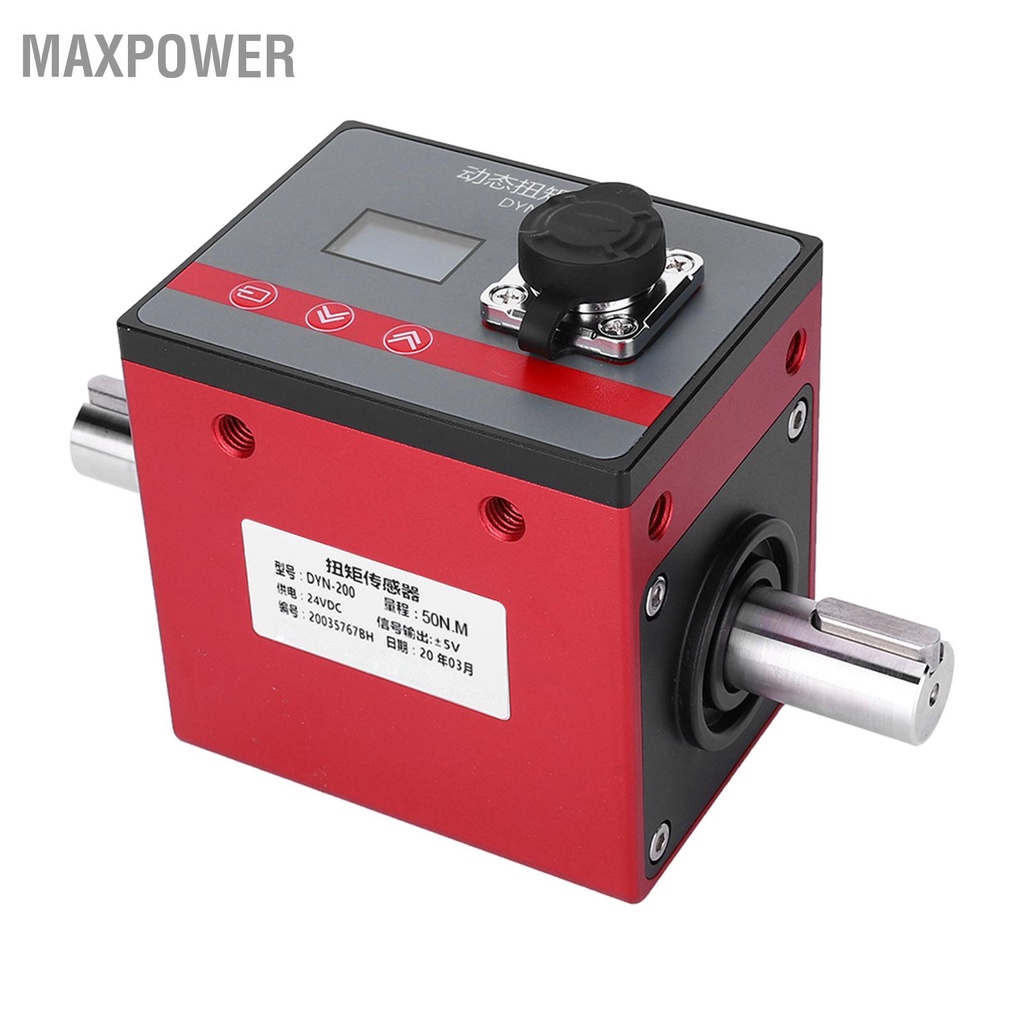 Maxpower DYN-200 50N.M ไดนามิกทอร์ชั่นเซนเซอร์ เครื่องตรวจจับการวัด ...