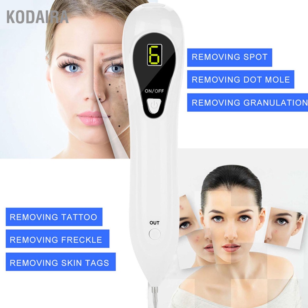 KODAIRA ปากกากำจัดกระจุดด่างดำ LCD Pro Mole น้ำยาลบรอยสักแบบปรับได้สามระดับ | Shopee Thailand
