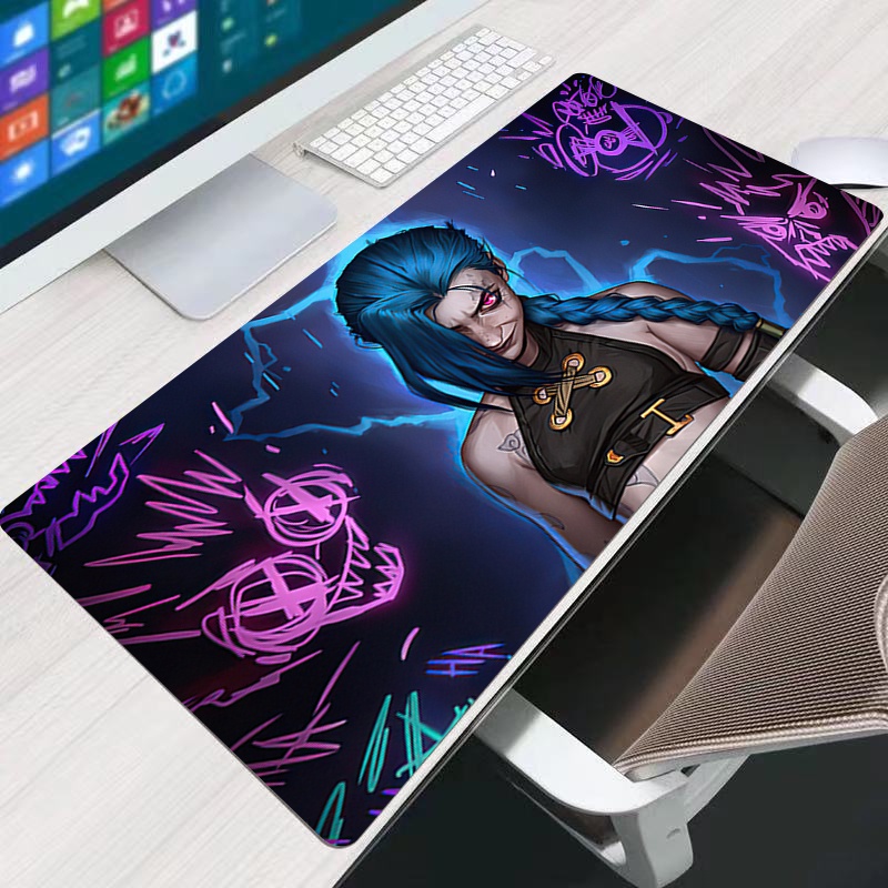Arcane League of Legends Anime Mouse Pad Game Keyboard Office Deskmat ...