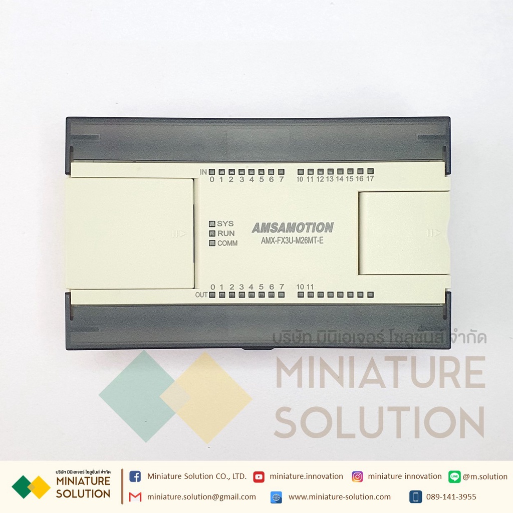 PLC AMSAMOTION AMX-FX3U-M26MT-E Transistor ต่อ expansion โมดูล[AMX-FX3U-M26MT-E] | Shopee Thailand