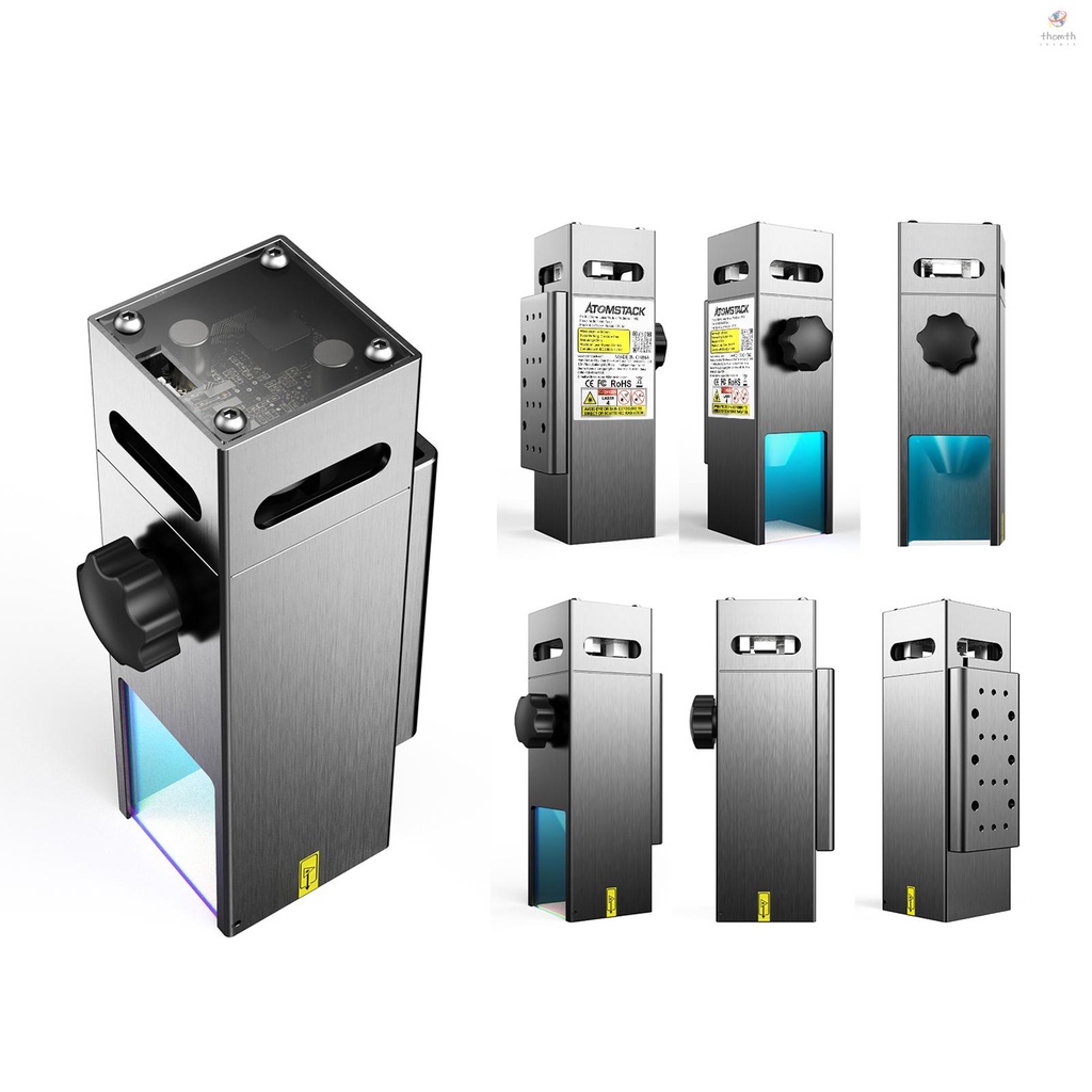 [TTHO] Atomstack M50 โมดูลเลเซอร์แกะสลัก 50W อัพเกรดโฟกัสคงที่ ป้องกัน ...