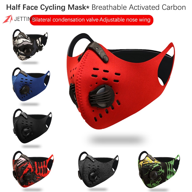 Jtth หน้ากากคาร์บอน กันลม กันฝุ่น ระบายอากาศ ให้ความอบอุ่น สําหรับ ...