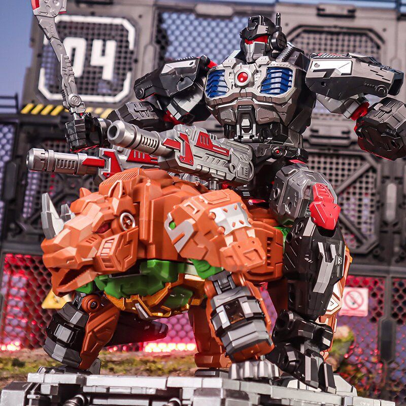 [BTF] Lijiang โมเดลฟิกเกอร์ Chimpanzee Captain Rhino Super Warriors สี ...