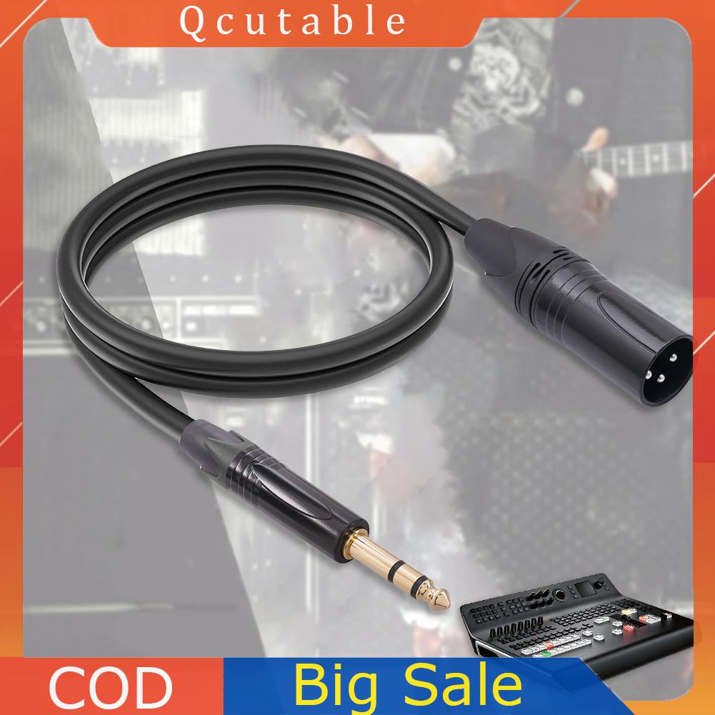 [QC] สายเคเบิลแจ็คเสียง TRS เป็น XLR TRS เป็น 3 PIN XLR 6.35 มม. ...