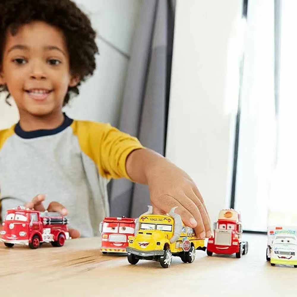 Pixar Cars 3 Miss Fritter Racing Skooo Metal Alloy Bull Demon King ...