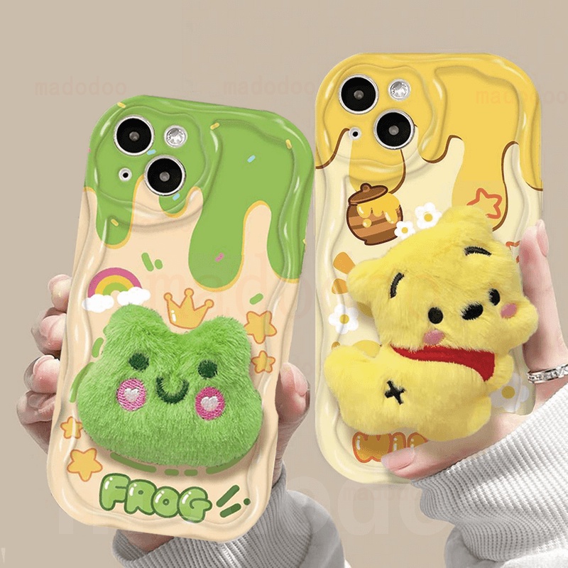 เคส Cartoon Plush Stand Xiaomi Mi 14T 14 13T 13 12 12X 12S 11 Lite POCO ...